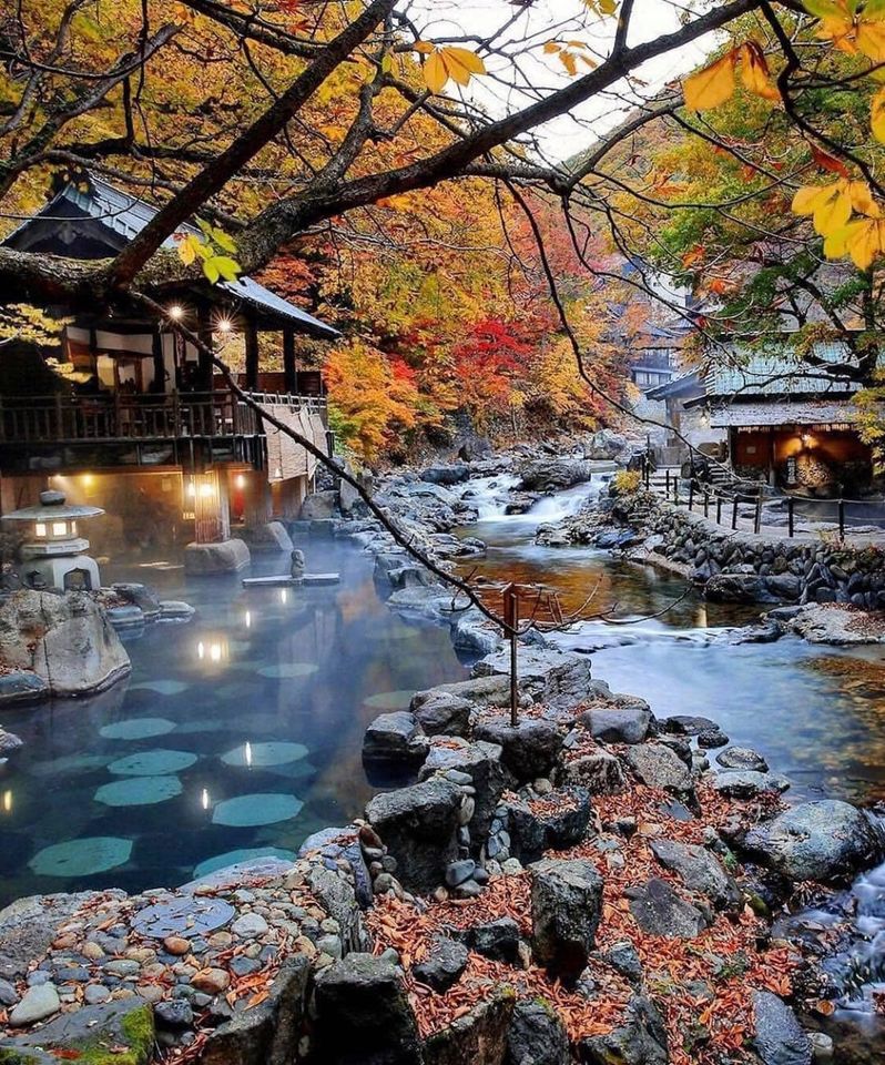 Đến Nhật Bản trải nghiệm tắm osen giữa rừng ở Takaragawa Onsen Osenkaku ...