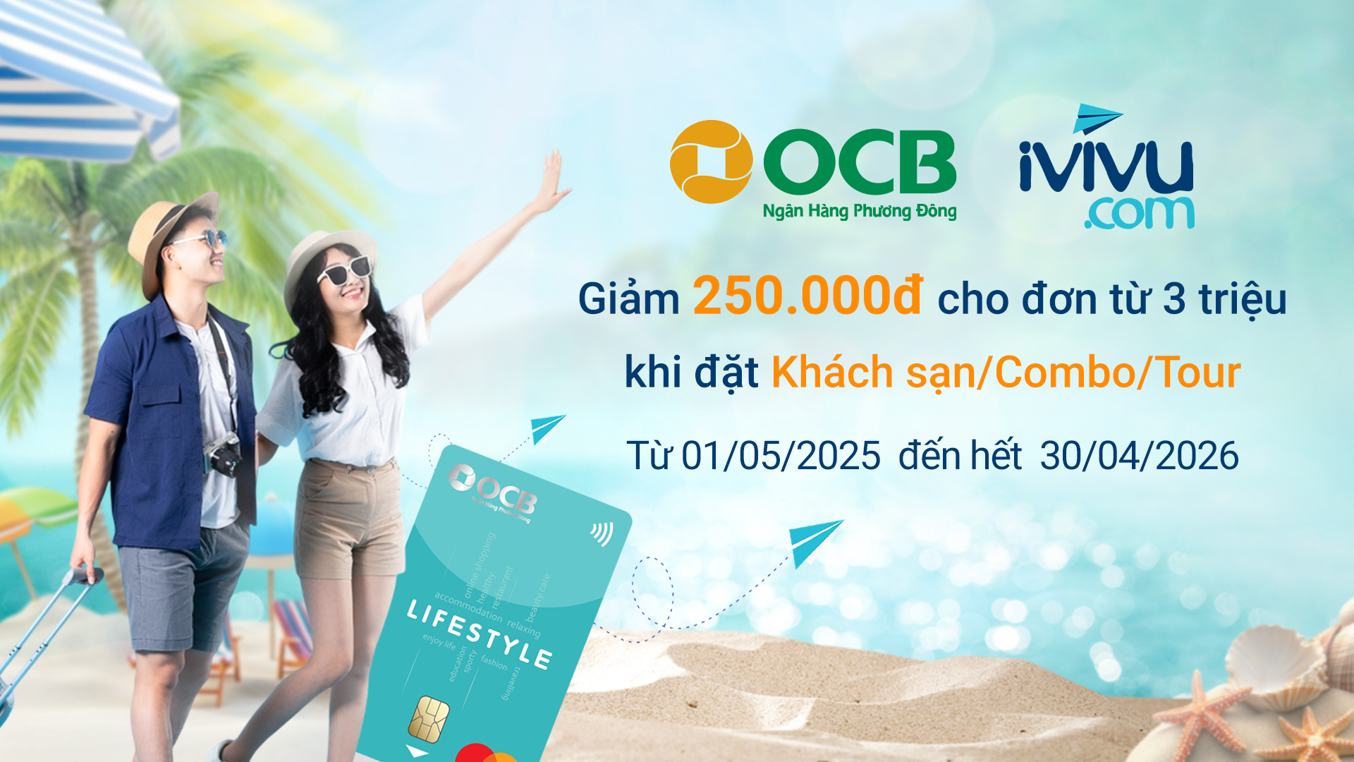 Vi vu mỗi tháng - Nhận ưu đãi cùng thẻ OCB