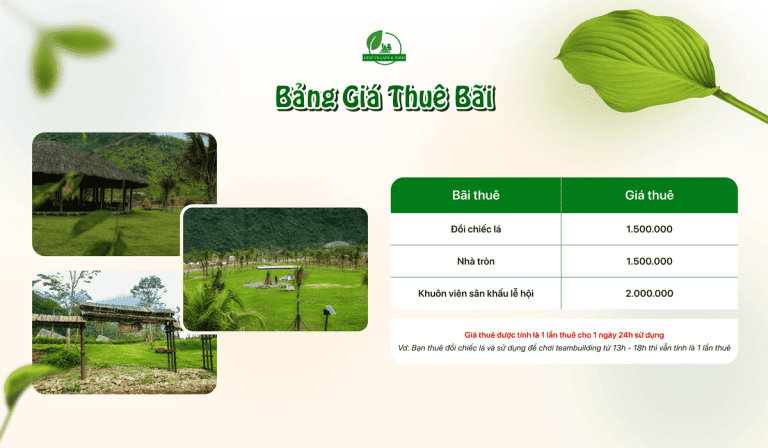 Tìm về "chốn healing" thơ mộng tại Leaf Village & Farm Đà Nẵng