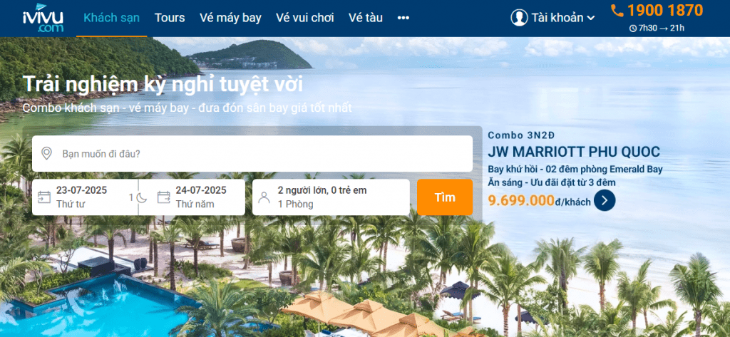 Mở My Oppo săn ngay voucher từ iVIVU.com cực đã